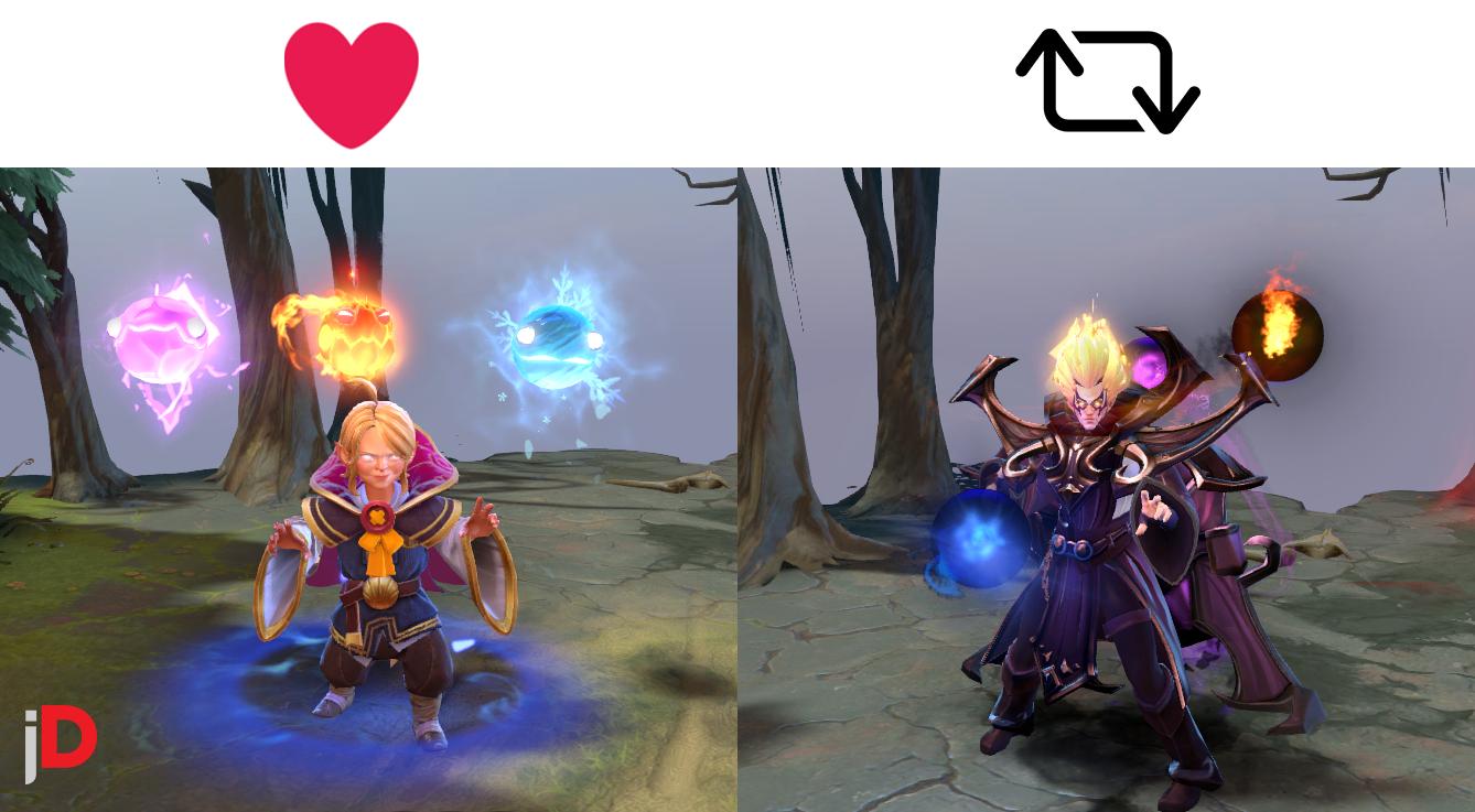 Dota 2 Invoker Sets