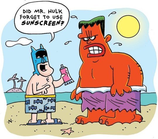 Funny Sunburn Jokes
