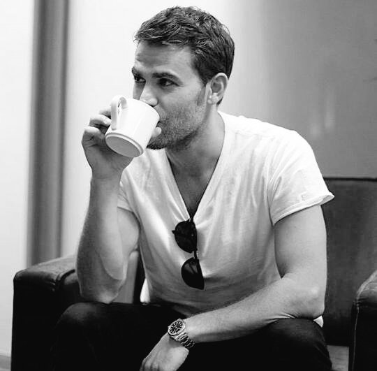 Paul Wesley Smoking Cigarettes