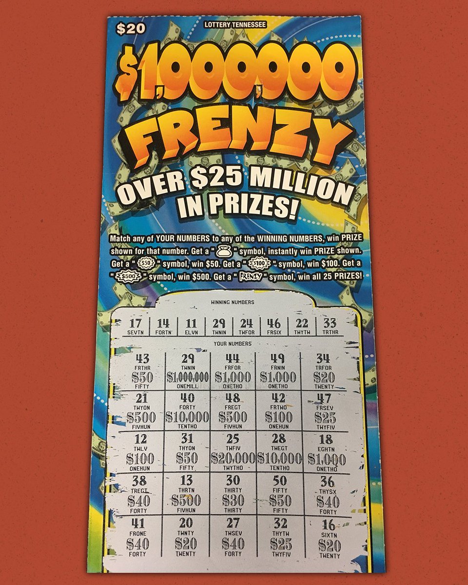 Tnlottery scratch offs store