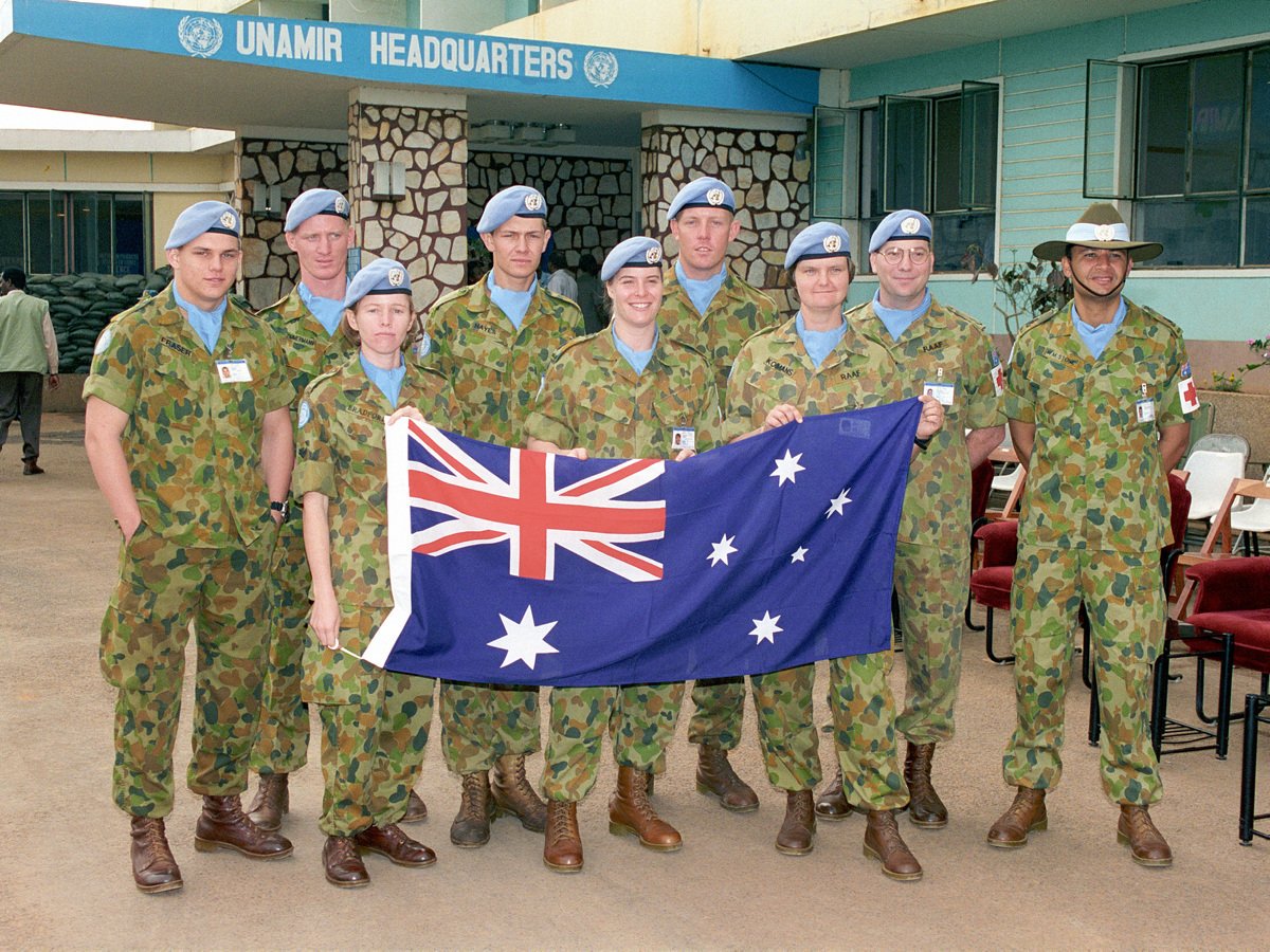Australian Service Contingents 1 and 2 will receive the Meritorious ...