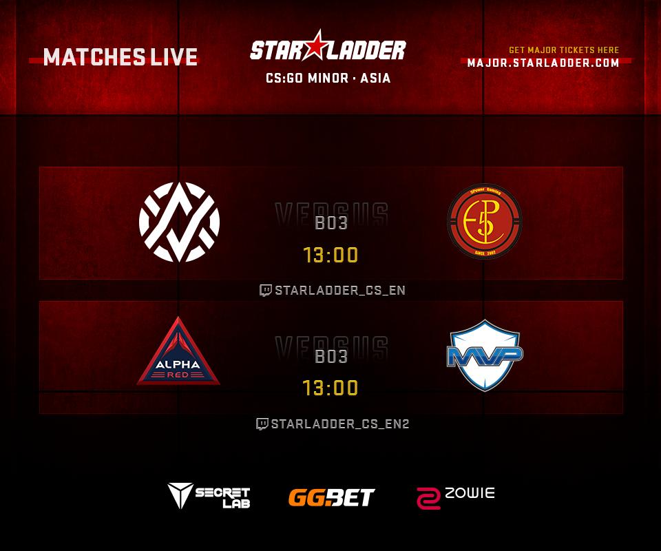 Alpha Red vs. MVP PK | StarLadder Major Berlin 2019: Asia Minor