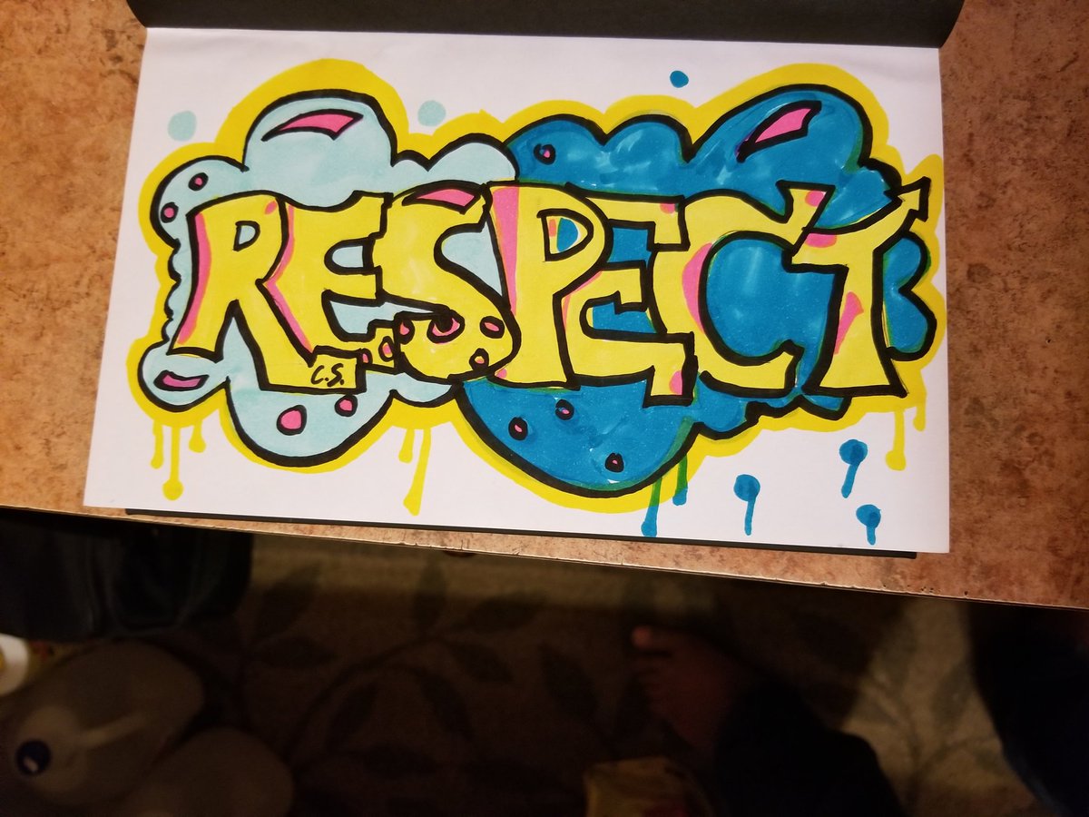 Respect Graffiti Drawings