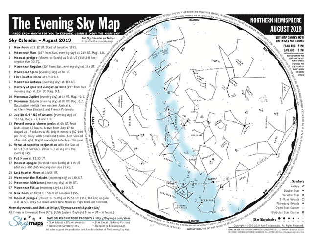 Constellation Map Northern Hemisphere