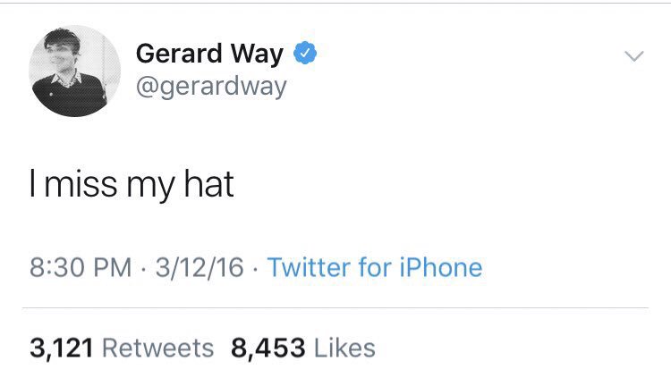Gerard Way Twitter