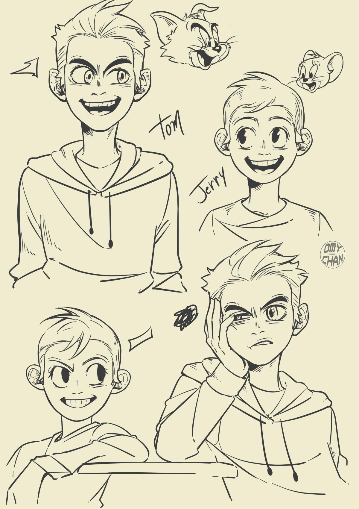 Tom And Jerry As Humans Tom And Jerry Human Version :)