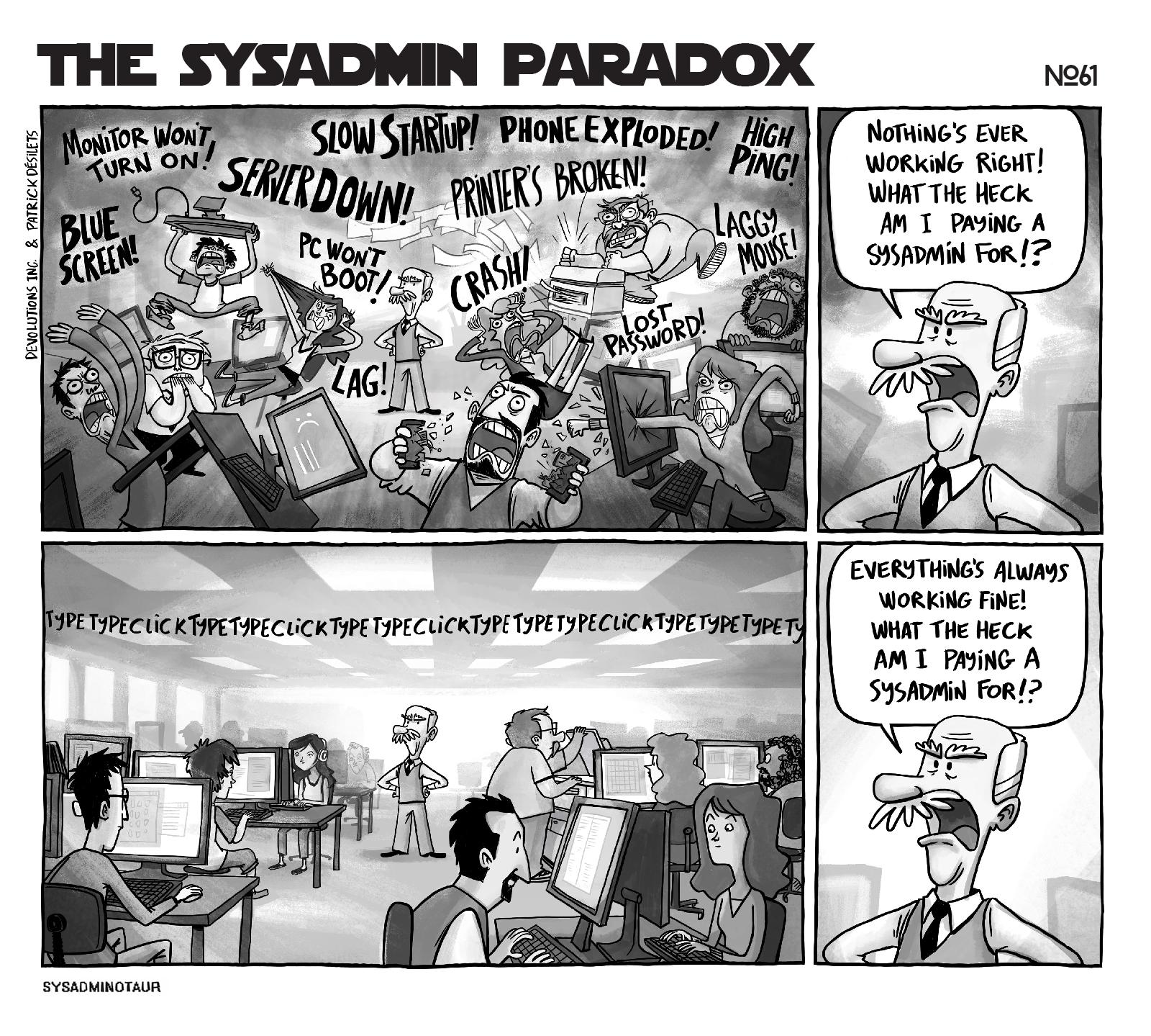 System Administrator Cartoon