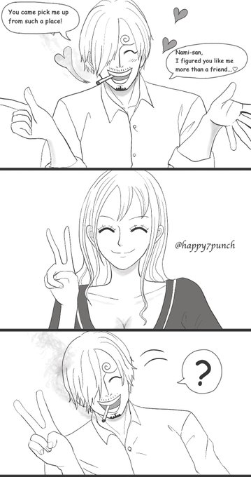want Nami to smoke with style. Sanj.. | muuko/ムー子 さんのマンガ | ツイコミ(仮)