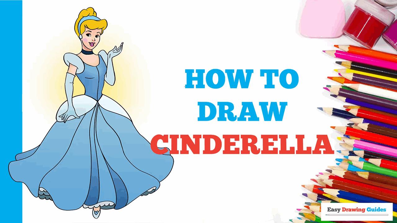 Cinderella Drawings Easy