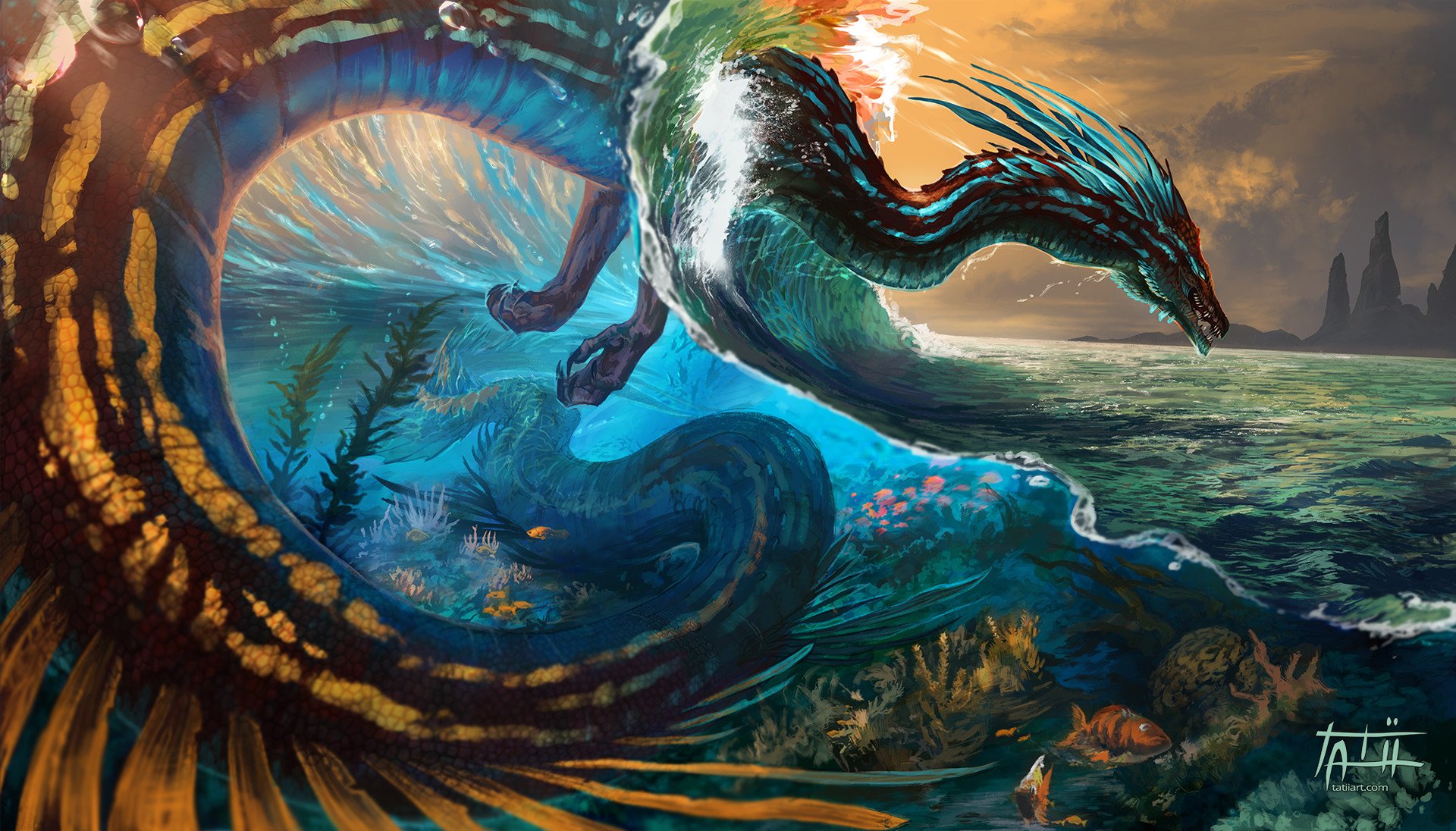 Beautiful Dragon Artwork