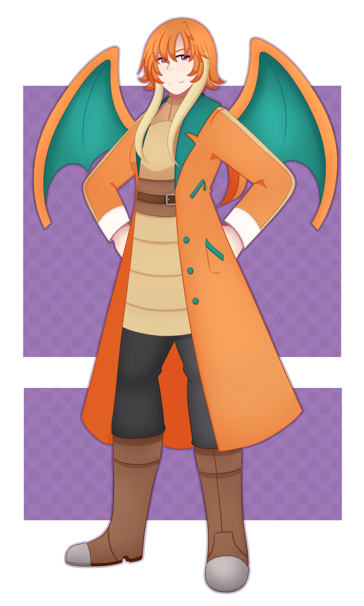 Female Charizard Gijinka