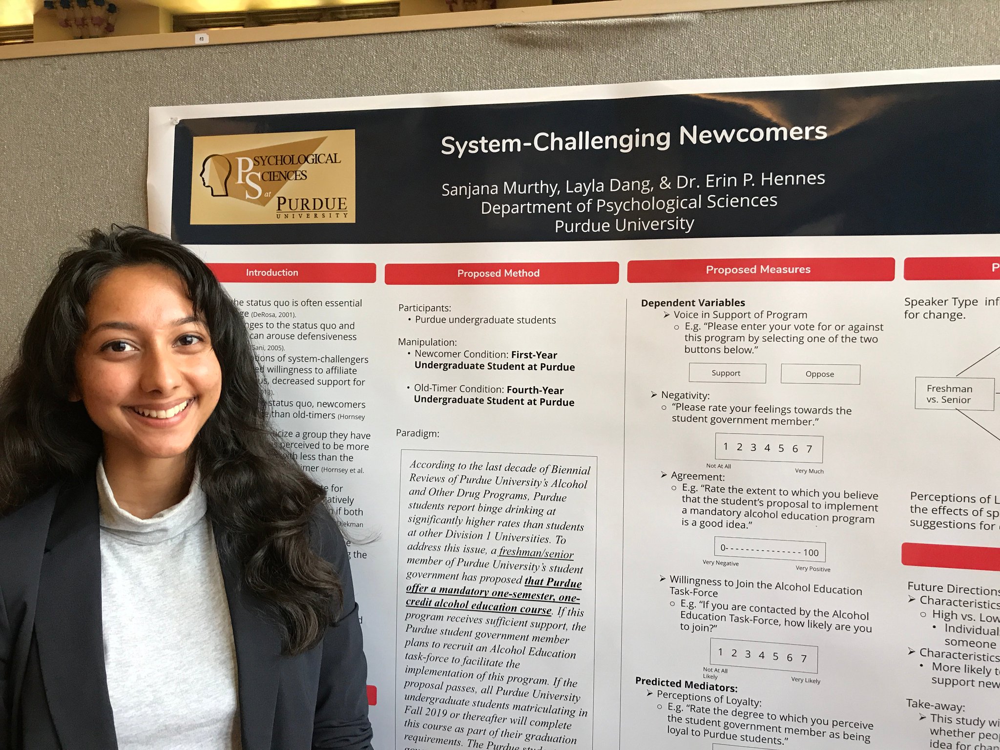 Purdue Psych Dept On Twitter Sanjana Murthy faculty Mentor Erin Hennes LaylaDang5 Https purdue-psych-dept-on-twitter-sanjana-murthy-faculty-mentor-erin-hennes-layladang5-https