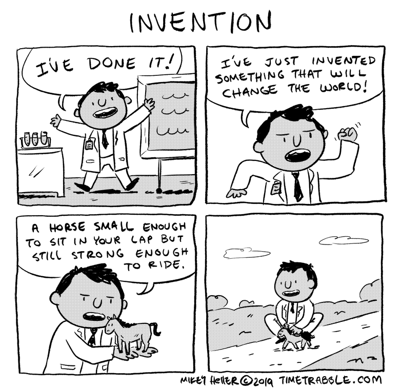 「i drew a comic about an invention 」|Mikey Hellerの漫画