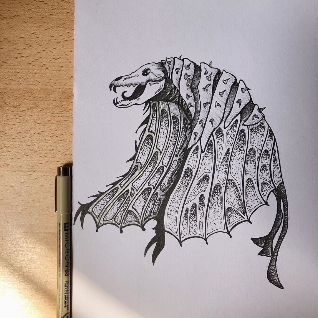 Pencil Drawings Of Evil Creatures