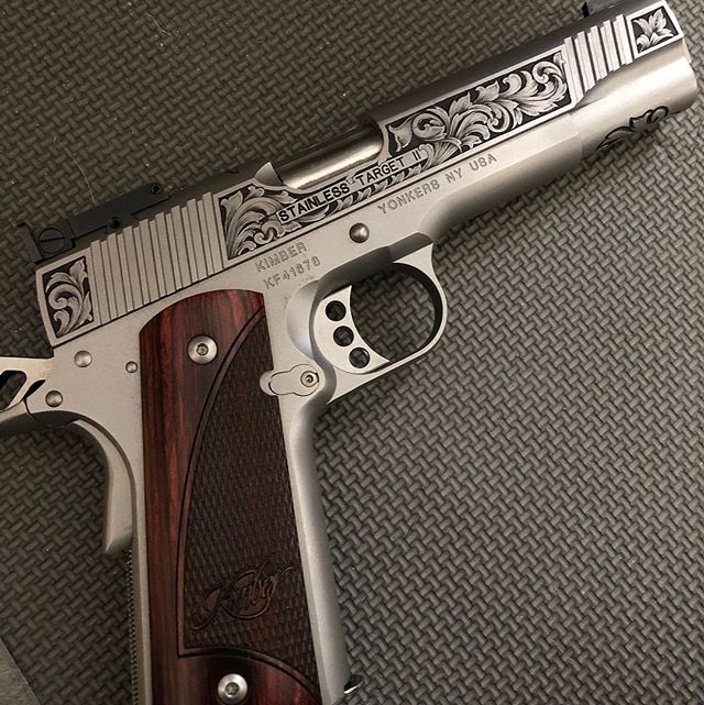 Engraved Kimber 1911