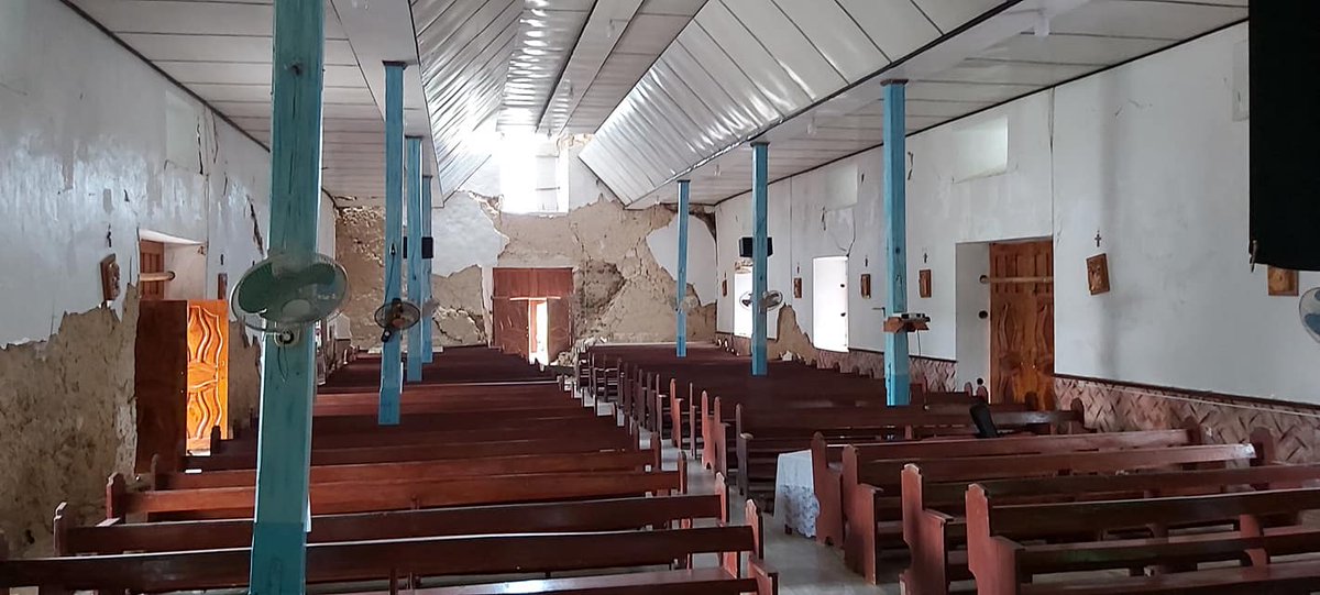 LOOK: Bell tower and interior of historic Sta. Maria de Mayan Church is ...