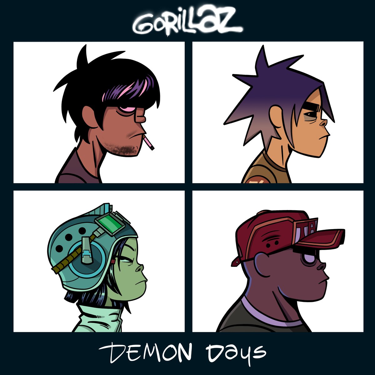 Gorillaz Demon Days Album Cover