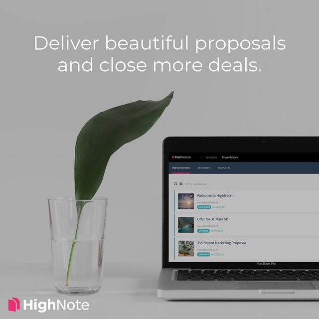 HighNote on Twitter: "HighNote is tool for top producers to send beautiful offers and to close ...