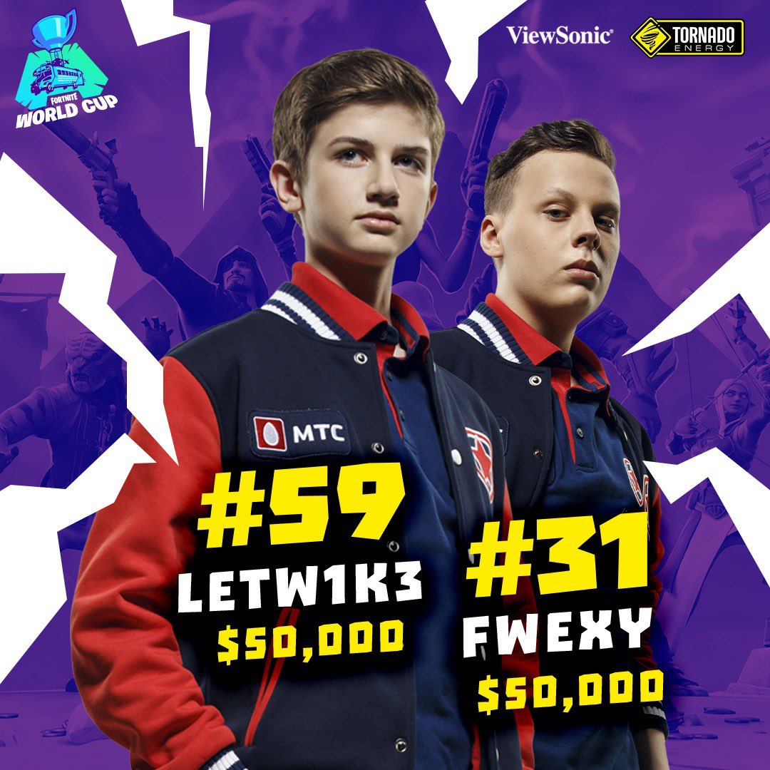 Gambit Esports on Twitter: "#FortniteWorldCup is over, thank you all for support! @Gambit_fwexY ...