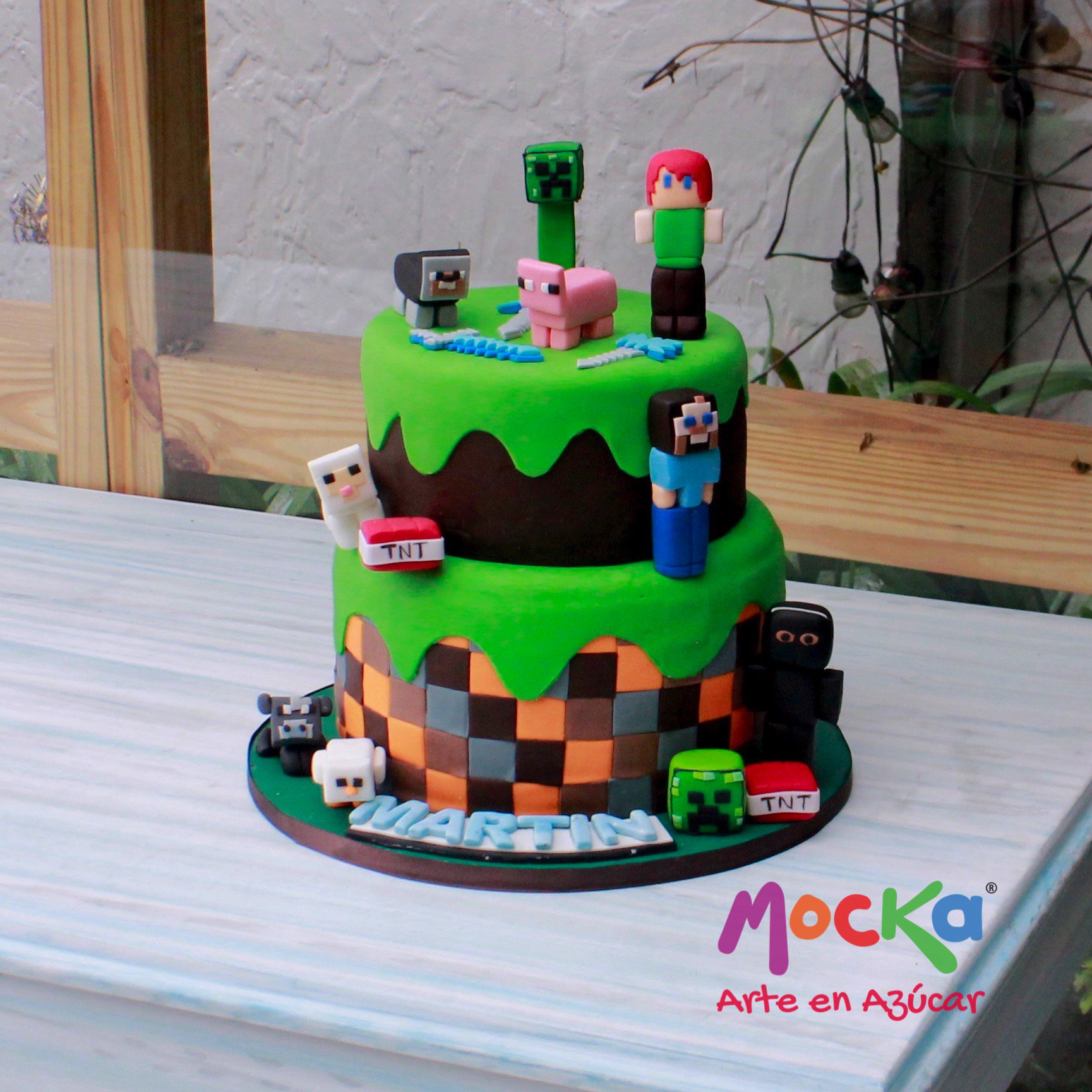 Hacer Un Pastel De Minecraft