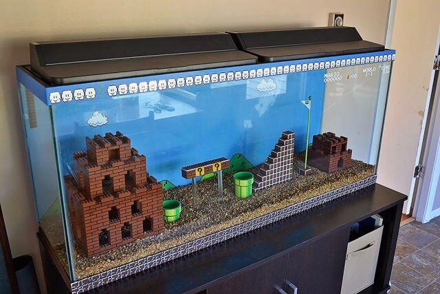 Minecraft Themed Fish Tank