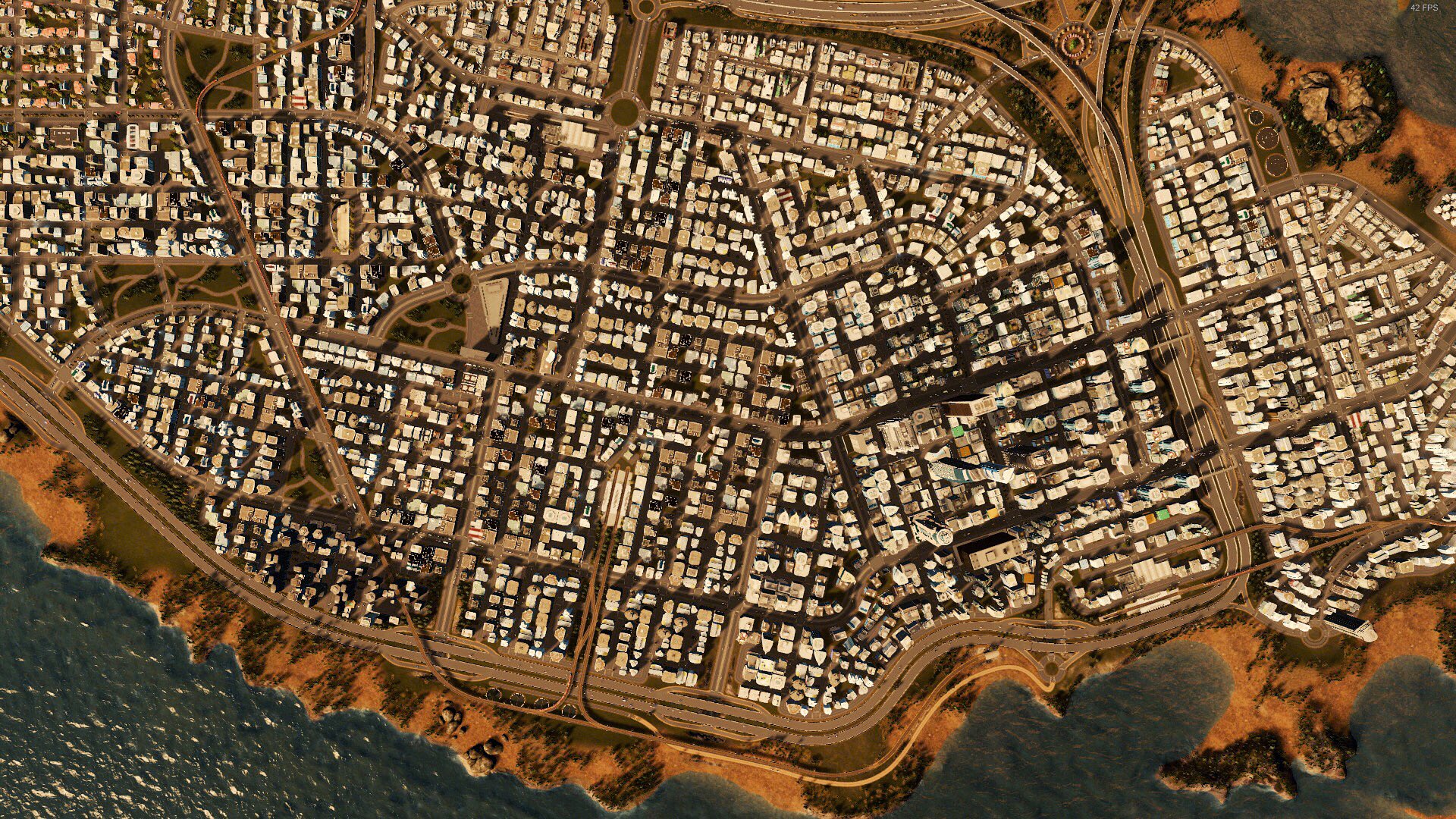 Birds Eye View Of City