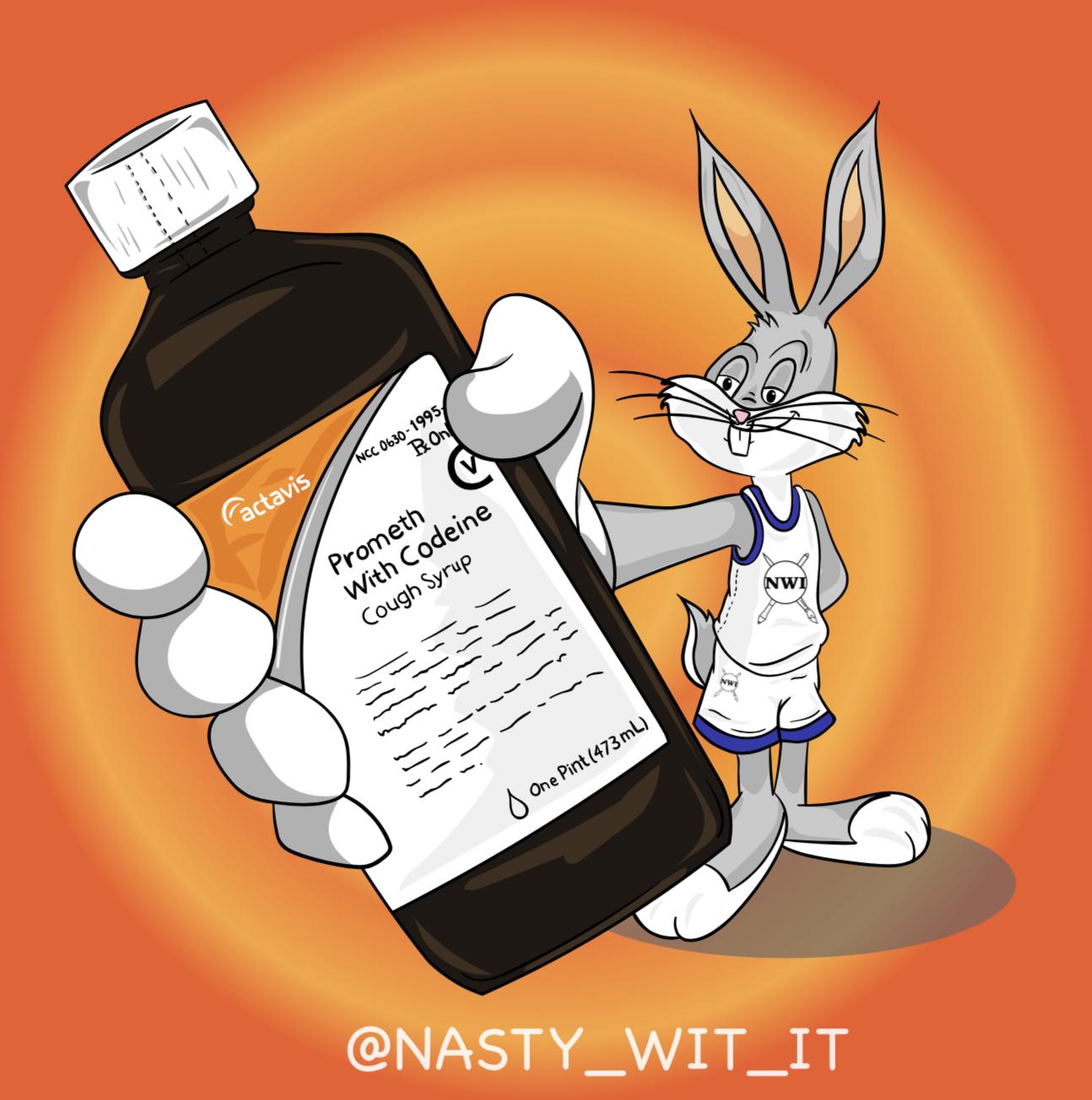 Promethazine Bottle Drawing