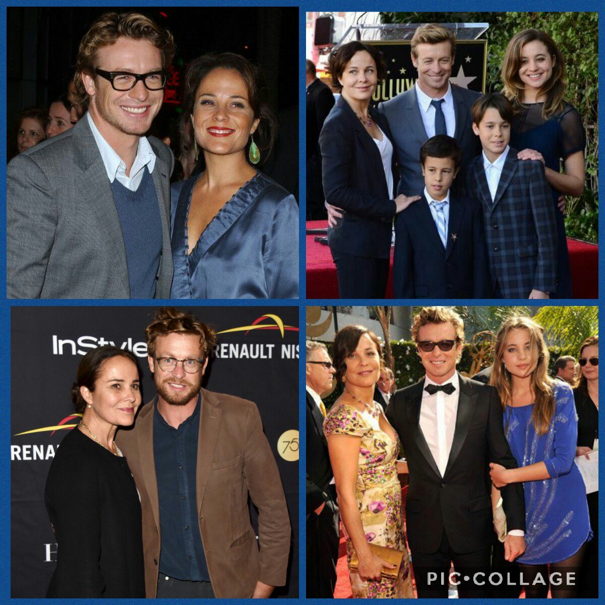 Simon Baker Family
