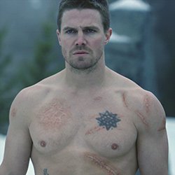 Oliver Queen Chest Tattoo
