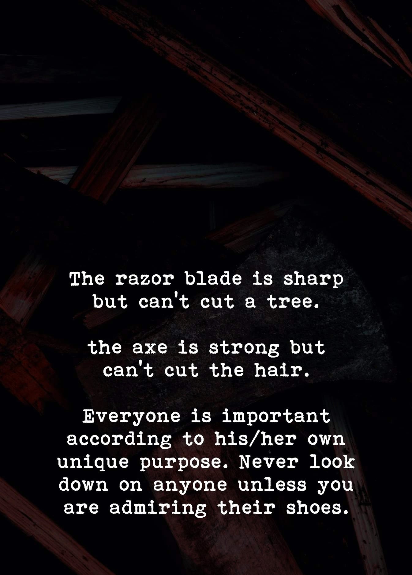 Hair Razorblade Quotes