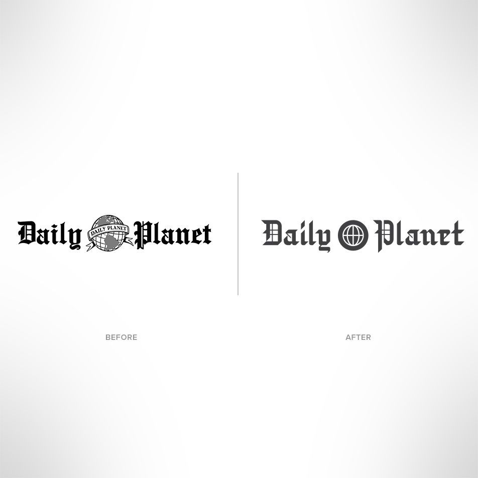 Daily Planet Newspaper Logo Superman
