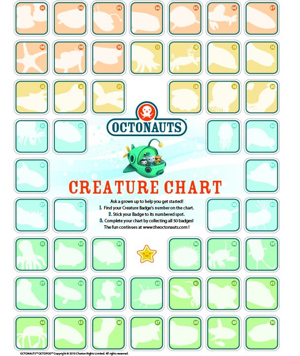 Octonauts Creatures A To Z Us Version Youtube