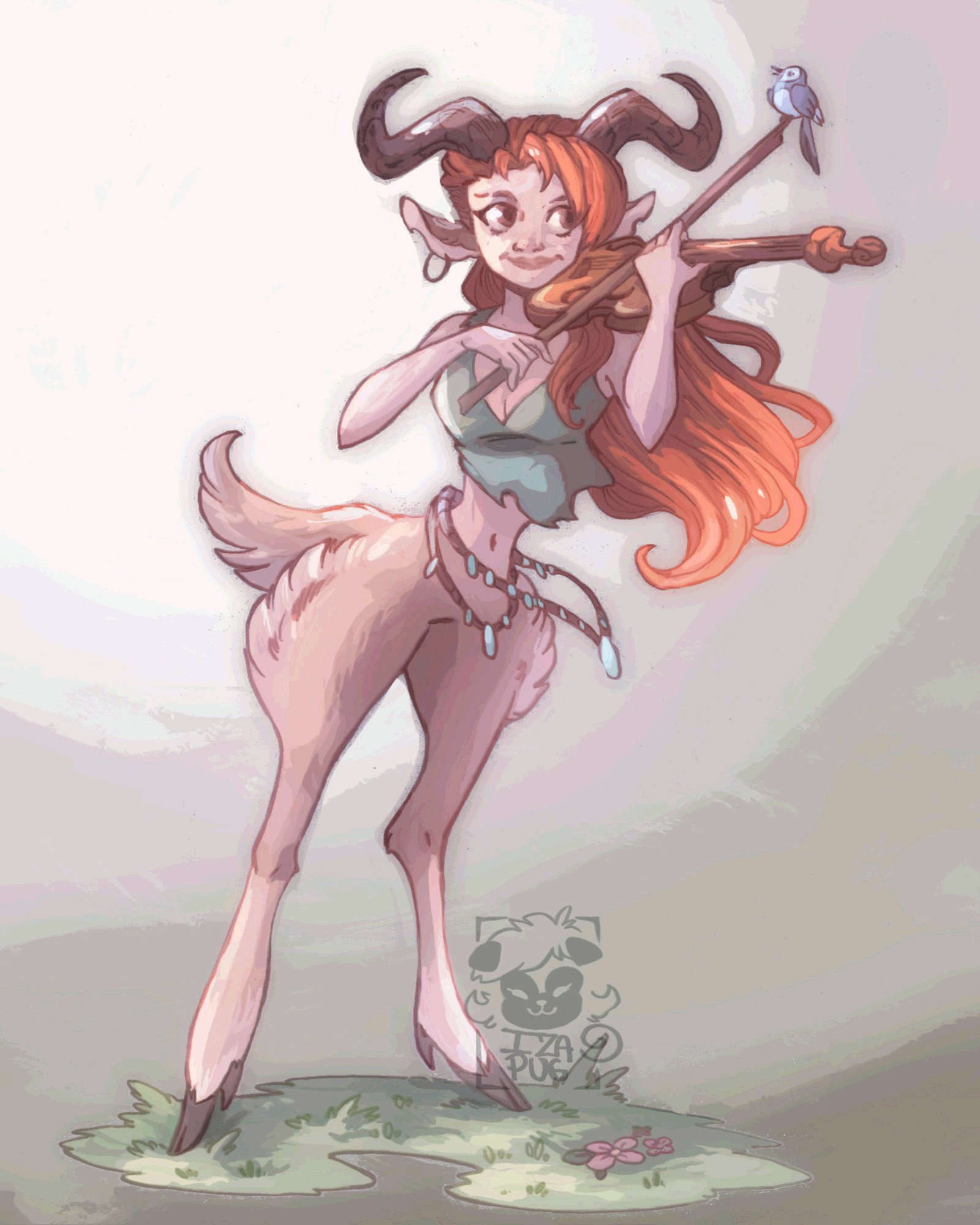 Faun Drawing
