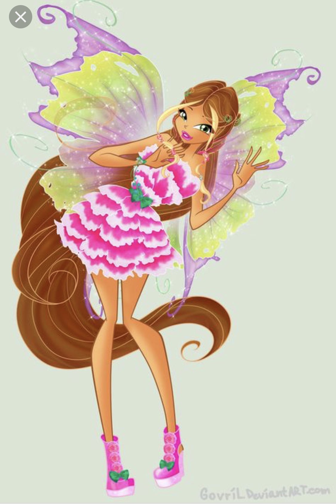 Winx Club Flora Mythix Transformation