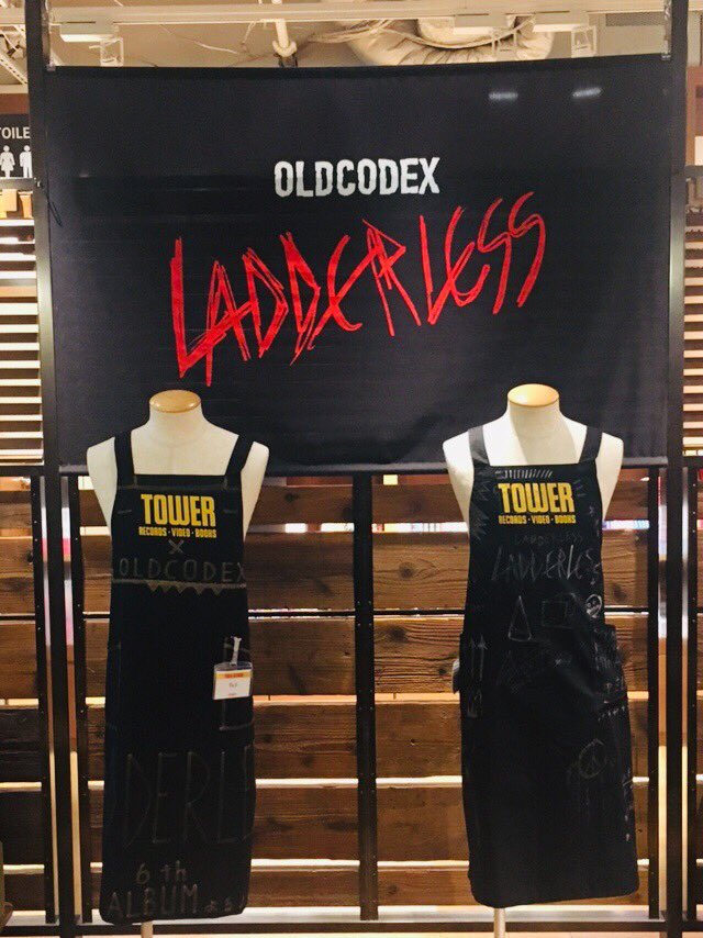 タワーレコードカフェ渋谷店 on Twitter: "OLDCODEX 6thアルバム「LADDERLESS」 ついに本日7月31日より発売です！ 渋谷店でも「LADDERLESS」販売して ...