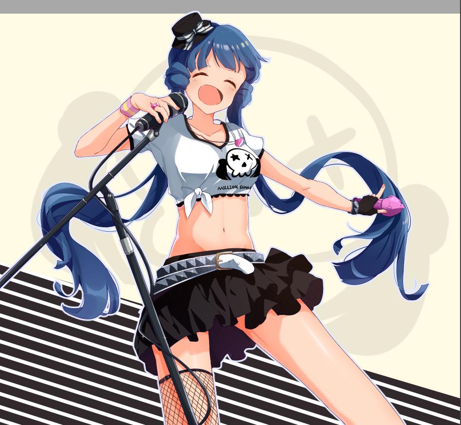 「麗花帽子コレクションの一枚です!!「シャボンステージ 北上麗花」です～ この帽子」|Qs11_C100新刊メロン通販中(＊´v`＊)ノ ＜ *ﾟのイラスト