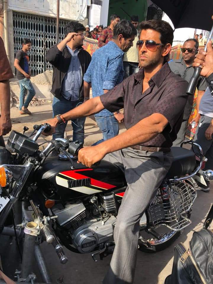 Hrithik Roshan On Hayabusa Bike