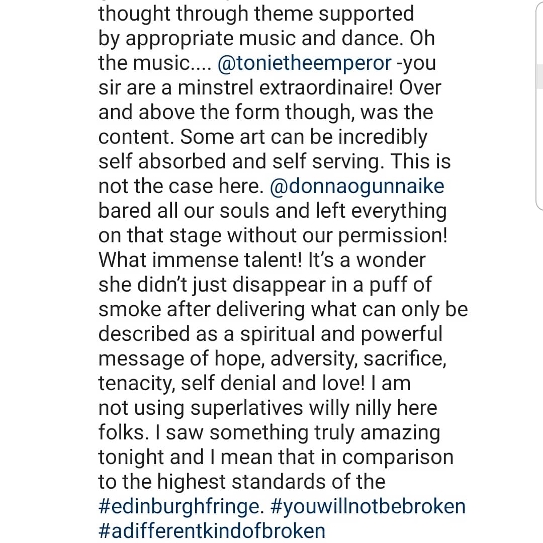 Donna Ogunnaike on Twitter: "The reviews...Part 2. Thank you ...