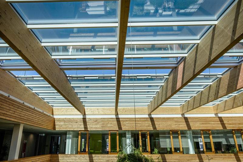 Atrium Glass Roof Customised Skylights, Glass Canopies And Atriums