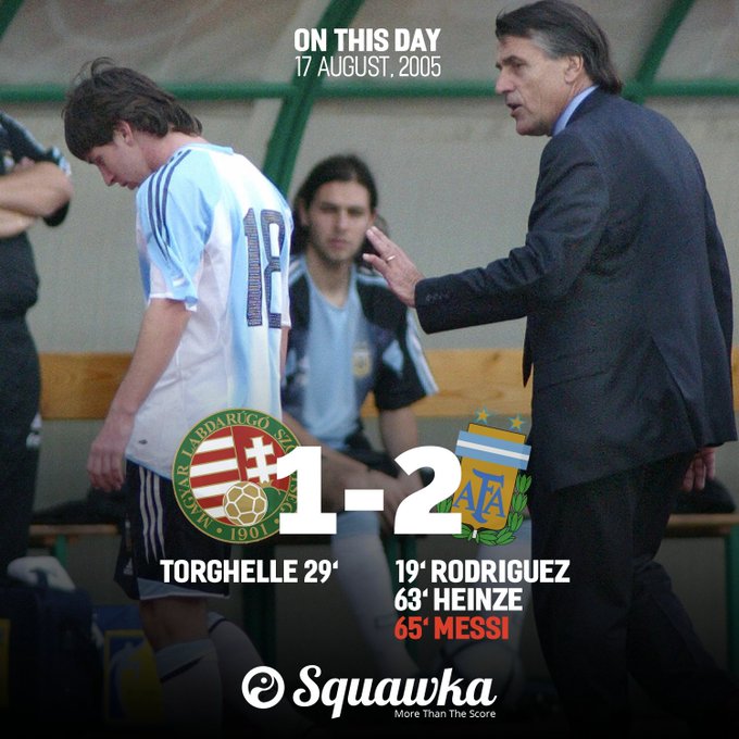 Squawka Football On Twitter On This Day In 2005 Lionel Messi Made