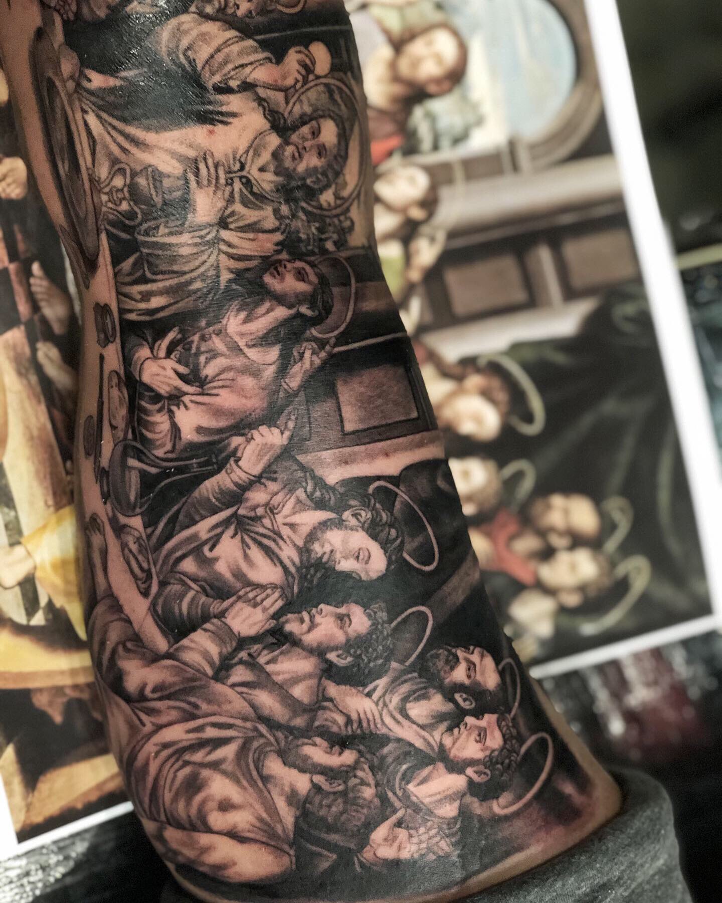 Last Supper Tattoo Sleeve