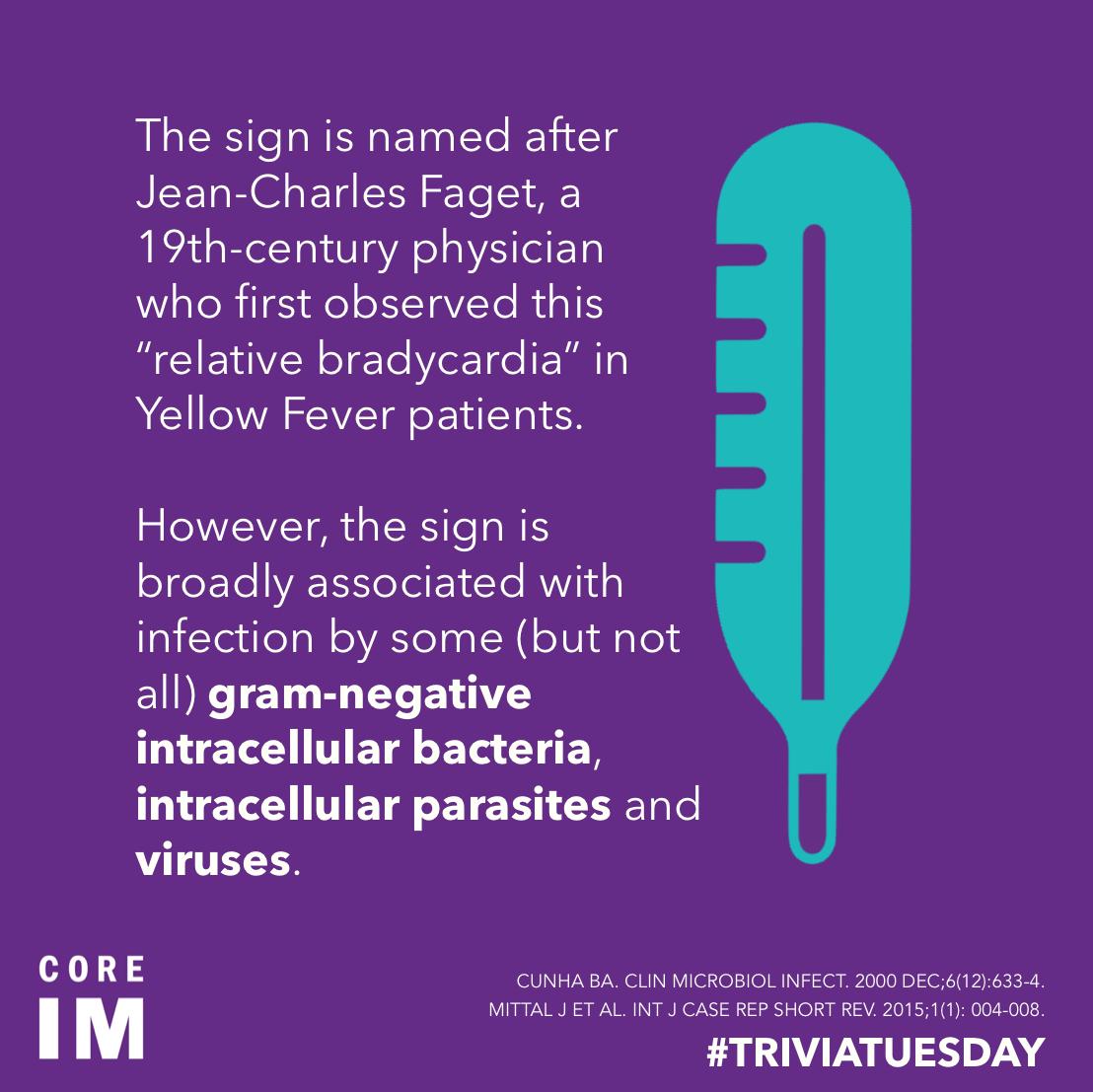 1/ Fever and bradycardia? Faget about it! It's time for this week's # ...