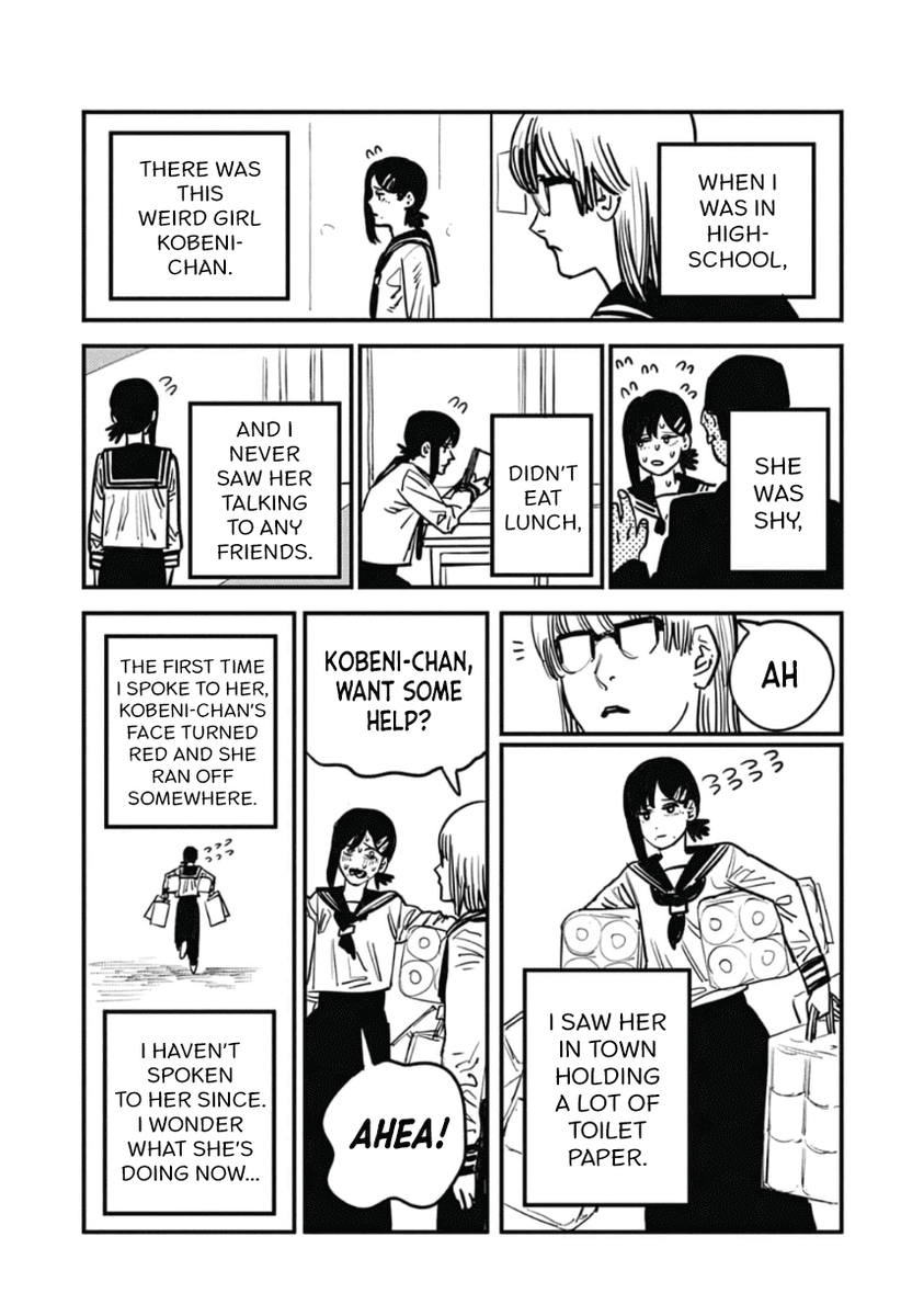 Kobeni Omake(Extra) that I haven't seen posted here before. Ironically ...