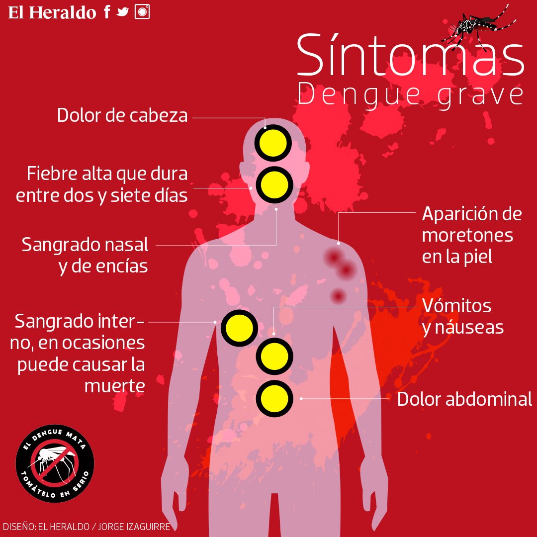¿Sabes diferenciar los síntomas de dengue clásico y grave? Esto es lo ...