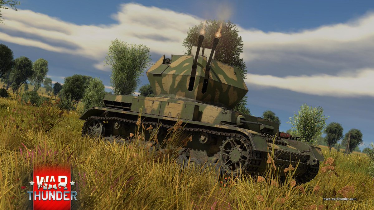 A front view of The Ostwind prototype : r/Warthunder