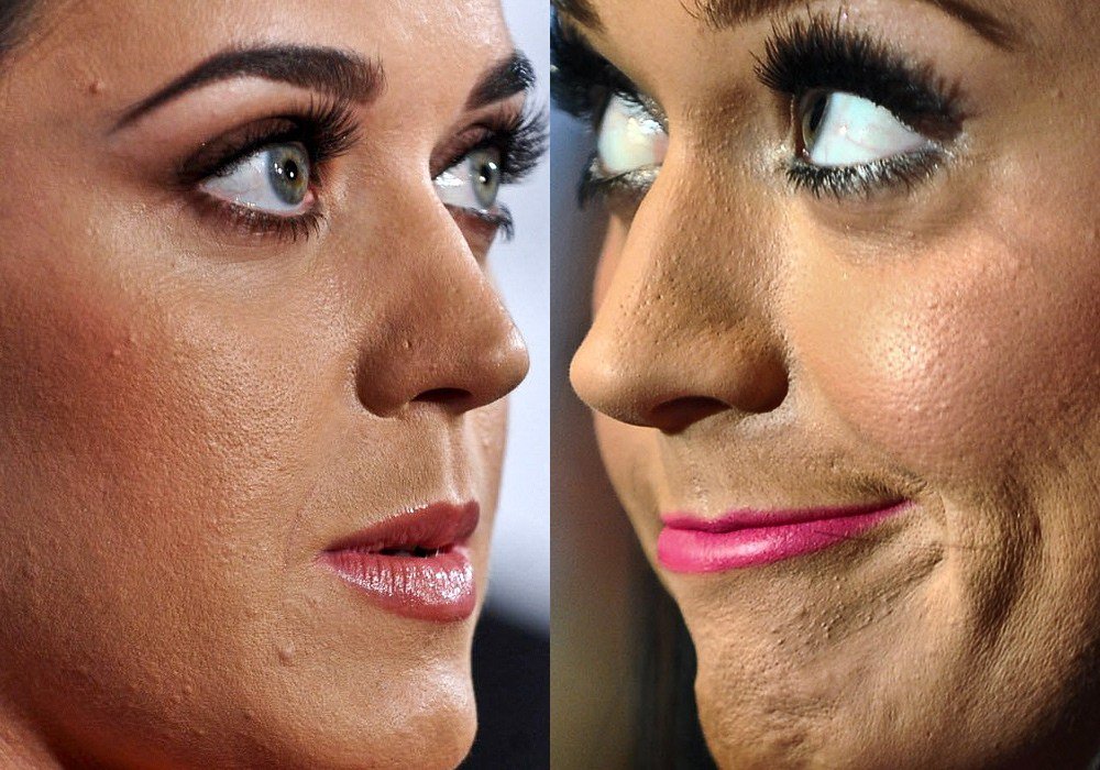 Katy Perry Makeup Close Up