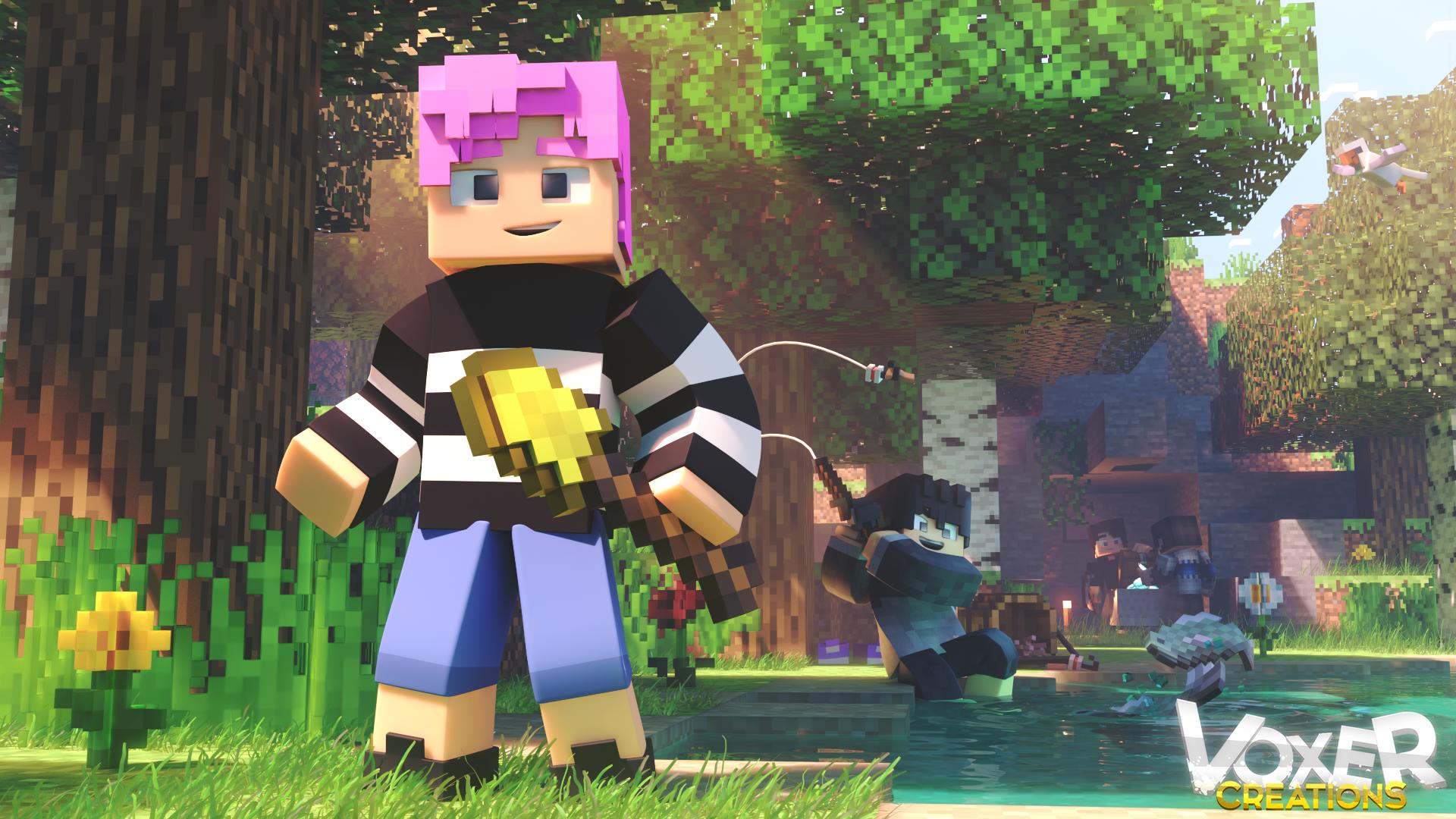 Minecraft Charakter Rendering