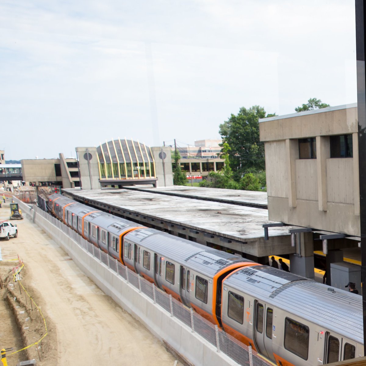 Today, the MBTA introduced the first new Orange Line train comprised of ...
