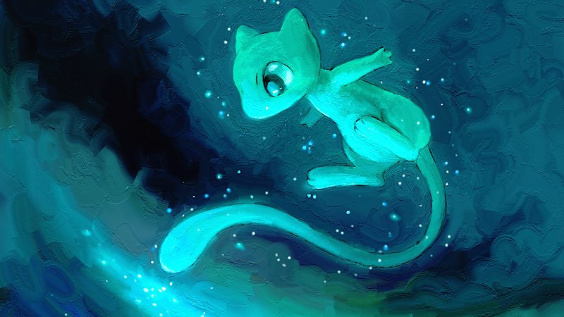 Shiny Mew Pokemon Wallpaper