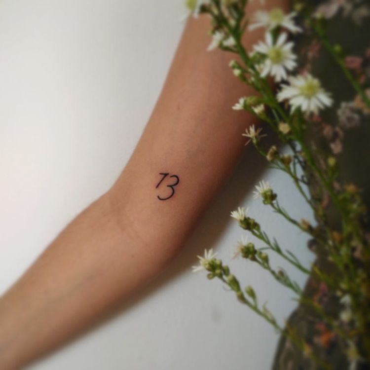 Meaning Of Number 13 Tattoo